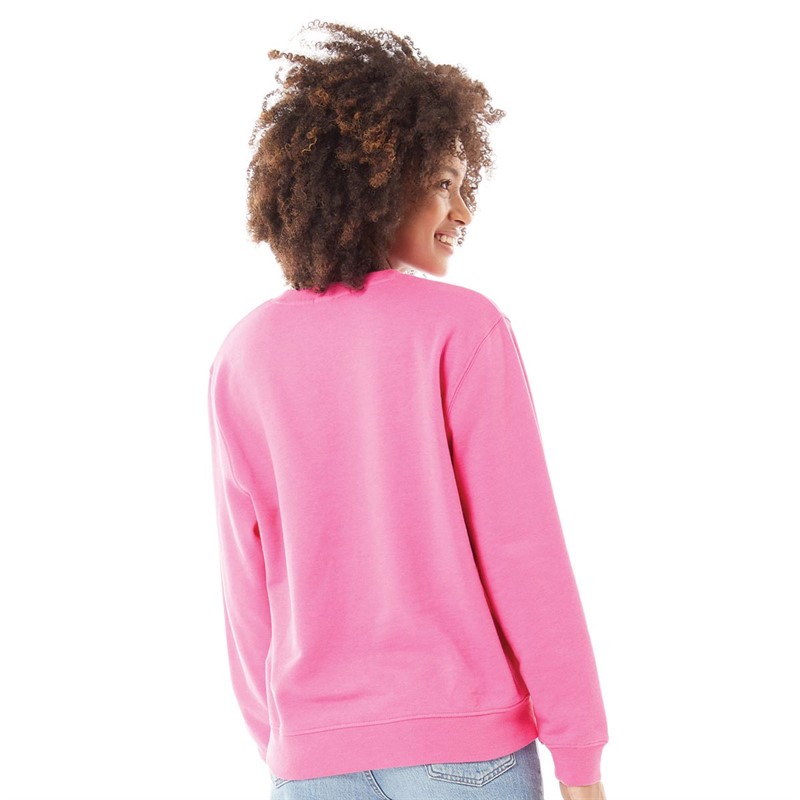 Buy French Connection Womens Embroidered Love Sweat Pink