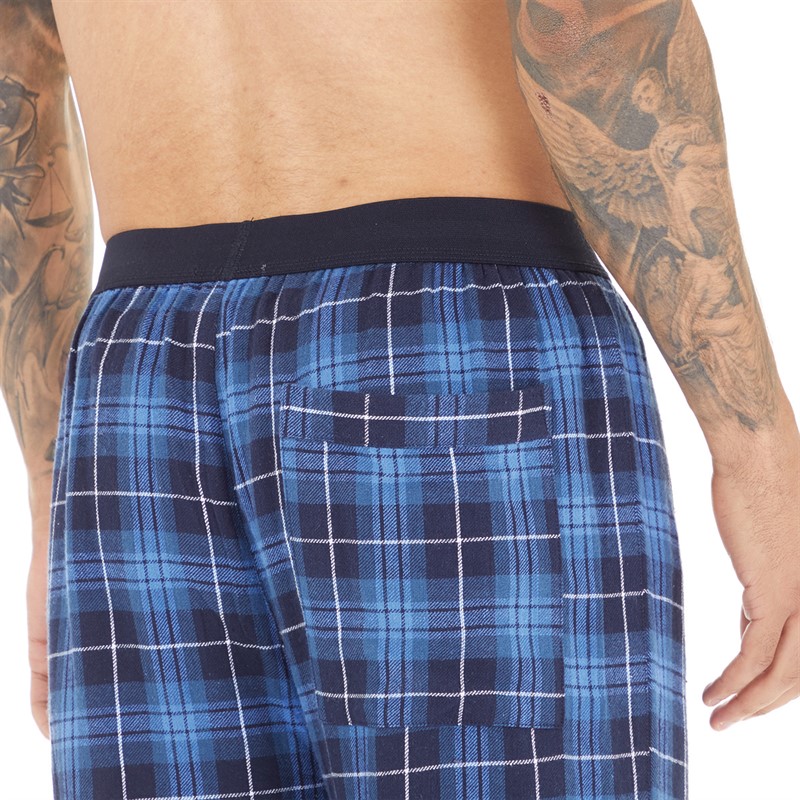 Buy French Connection Mens FC Flannel Pants Multi Blue