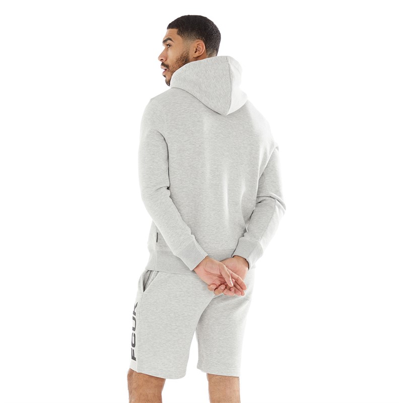 Buy French Connection Mens FCUK Overhead Hoodie And Shorts Co-Ord Light ...