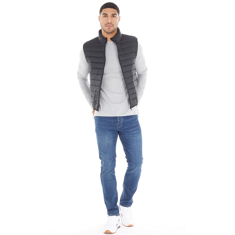 Buy French Connection Mens Row Superlight Gilet Black