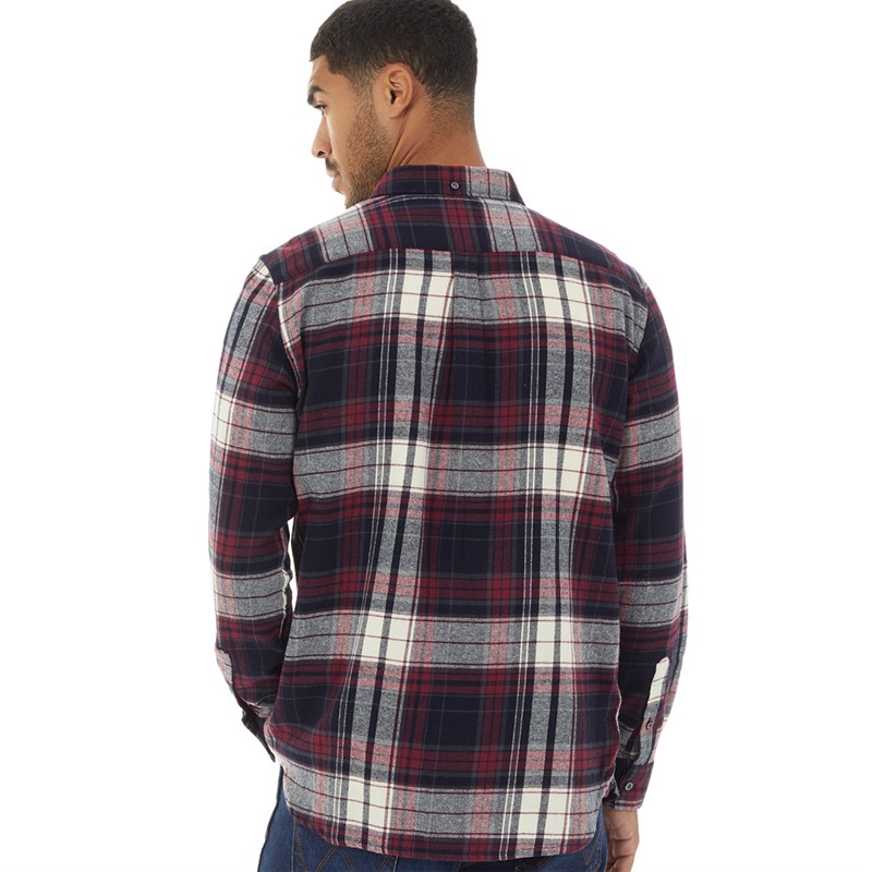 Buy French Connection Mens Multi Flannel Long Sleeve Shirt Chateaux Multi