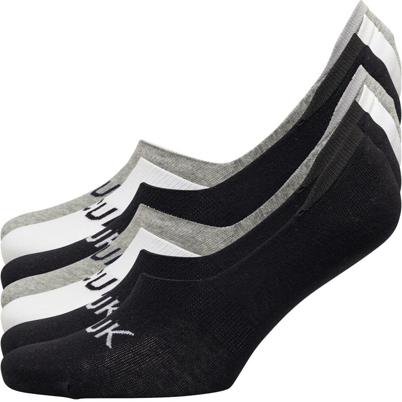 Buy French Connection Mens FCUK Seven Pack Trainers No Show Socks Multi