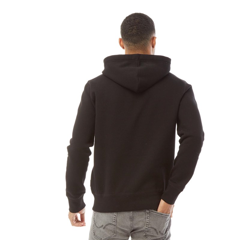 Buy French Connection Mens FCUK Scribble Hoodie Black/White