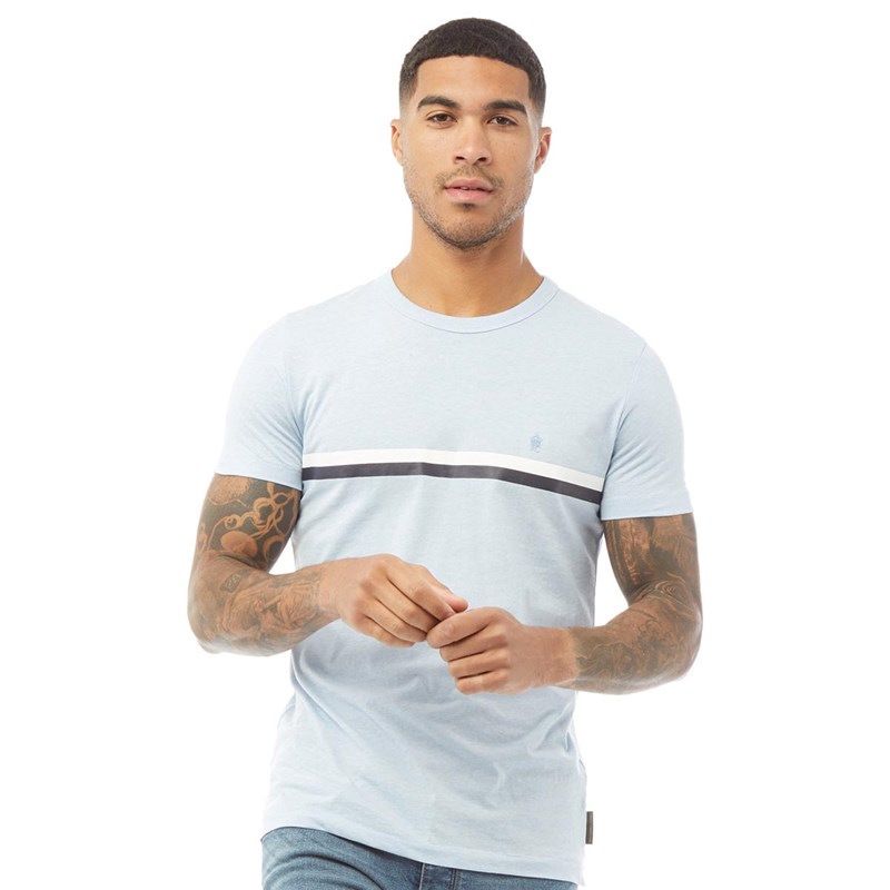 French Connection Heren T-Shirt Hemelsblauw