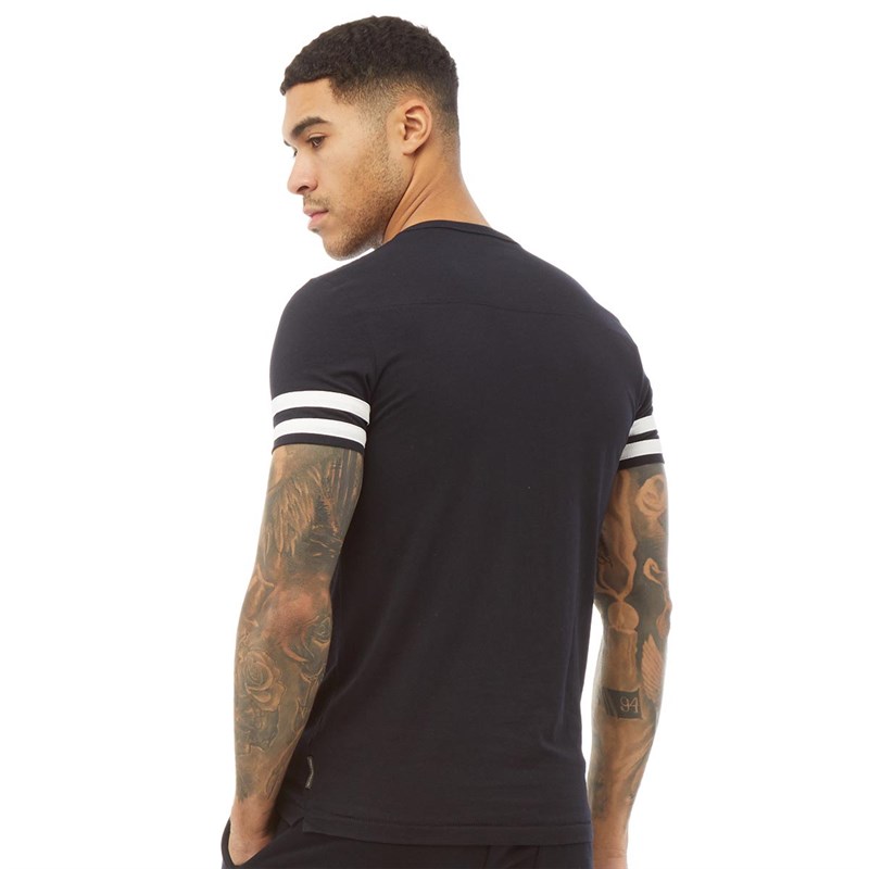 French Connection Tee-Shirt Homme Bleu