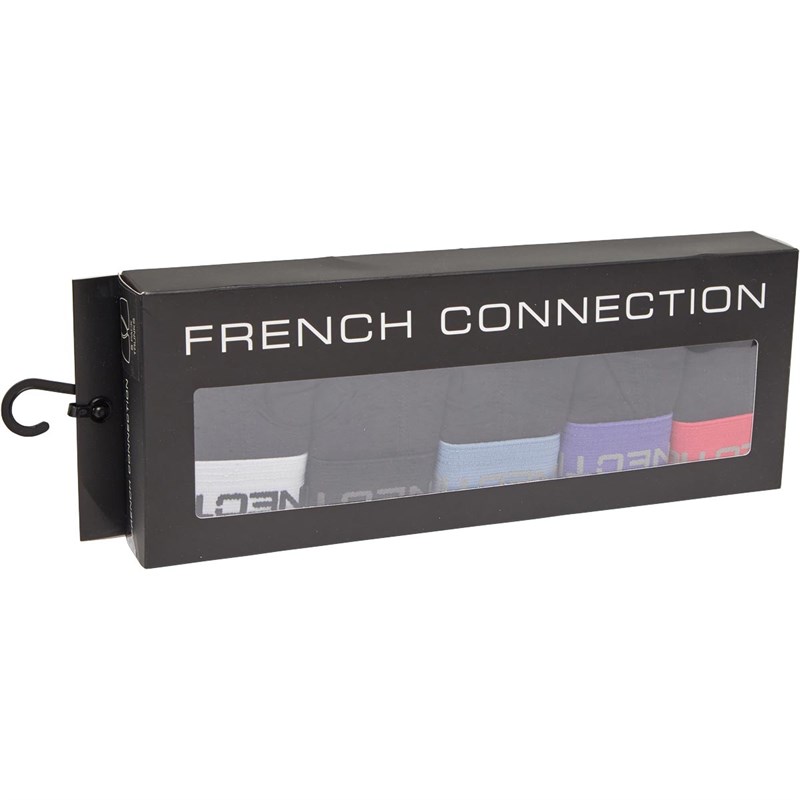 Buy French Connection Junior Five Pack Boxers Black/Multi/F13