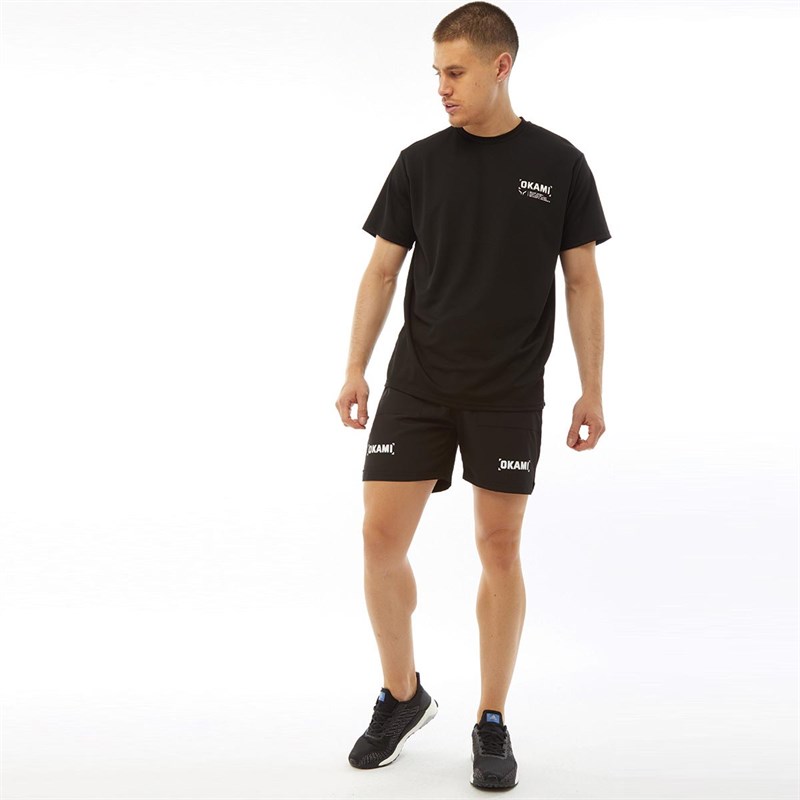 Buy OKAMI Sport Mens Sprint 5 Inch Shorts Black
