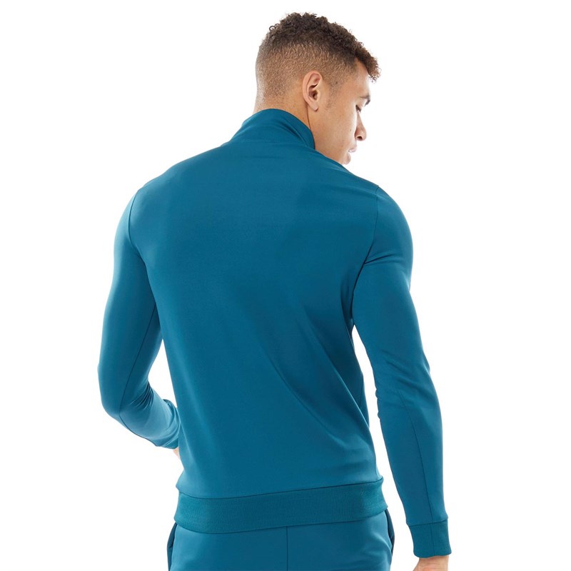 Buy OKAMI Sport Mens Cooldown 1/4 Zip Taped Training Top Dark Teal