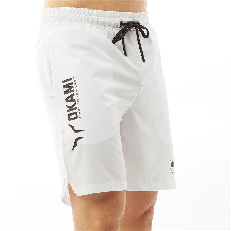 Buy OKAMI Sport Mens Ninja 7 Inch Shorts White