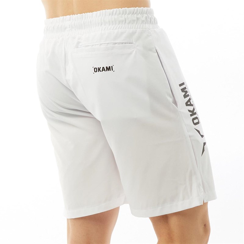 Buy OKAMI Sport Mens Ninja 7 Inch Shorts White