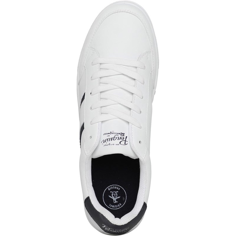 Buy Original Penguin Mens Guild Trainers White