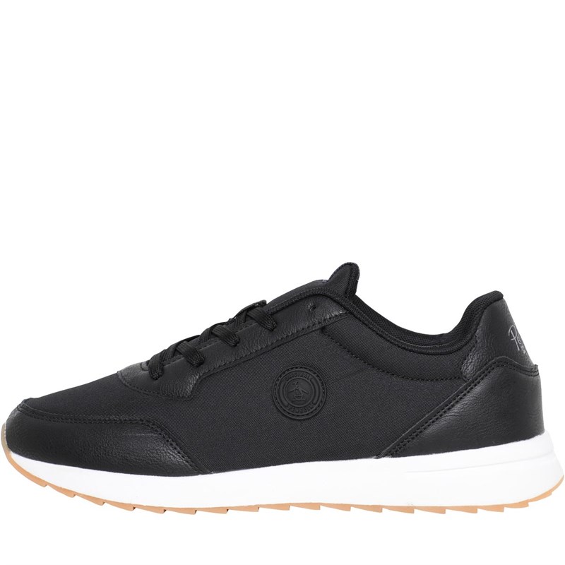 Buy Original Penguin Mens Lotus Trainers Black