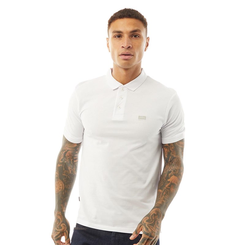 883 Police Polos à manches courtes King Homme Blanc