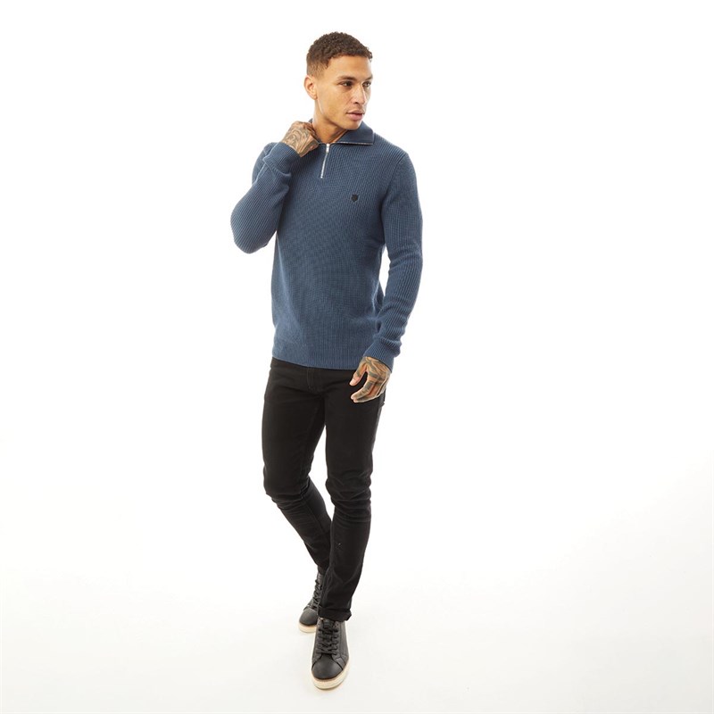 Buy 883 Police Mens Trilld Jumper Navy