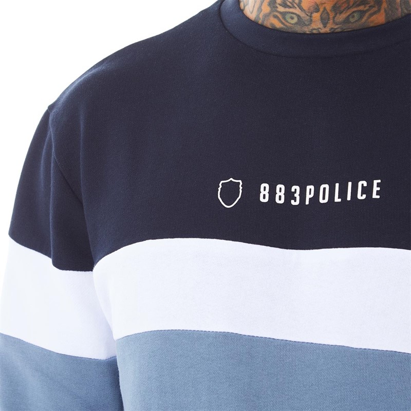 Buy 883 Police Mens Dunsley Tracksuit Blue