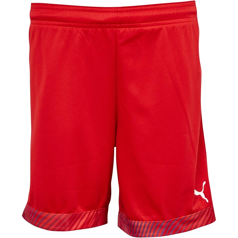 Buy Puma Junior Cup Match Shorts Puma Red/Puma White