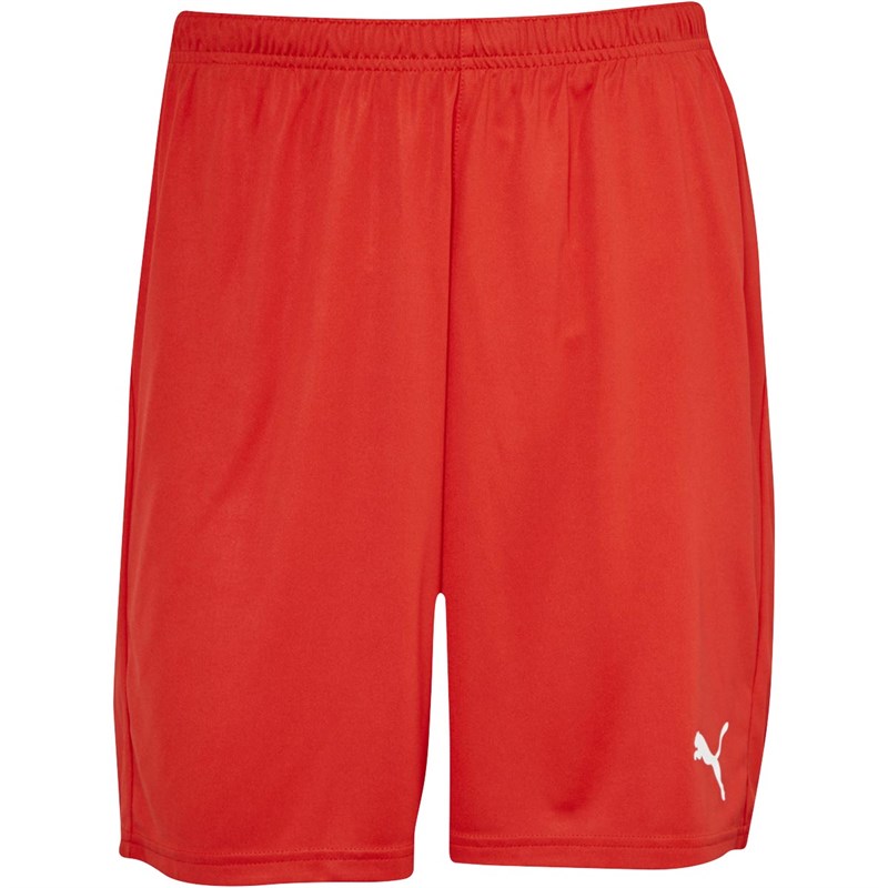 Buy Puma Mens Liga Core Match Shorts W/Briefs Puma Red/Puma White