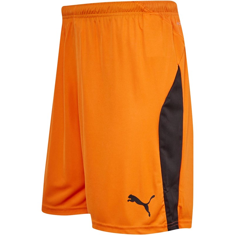 Puma Herren Liga Match Fußball Shorts Orange