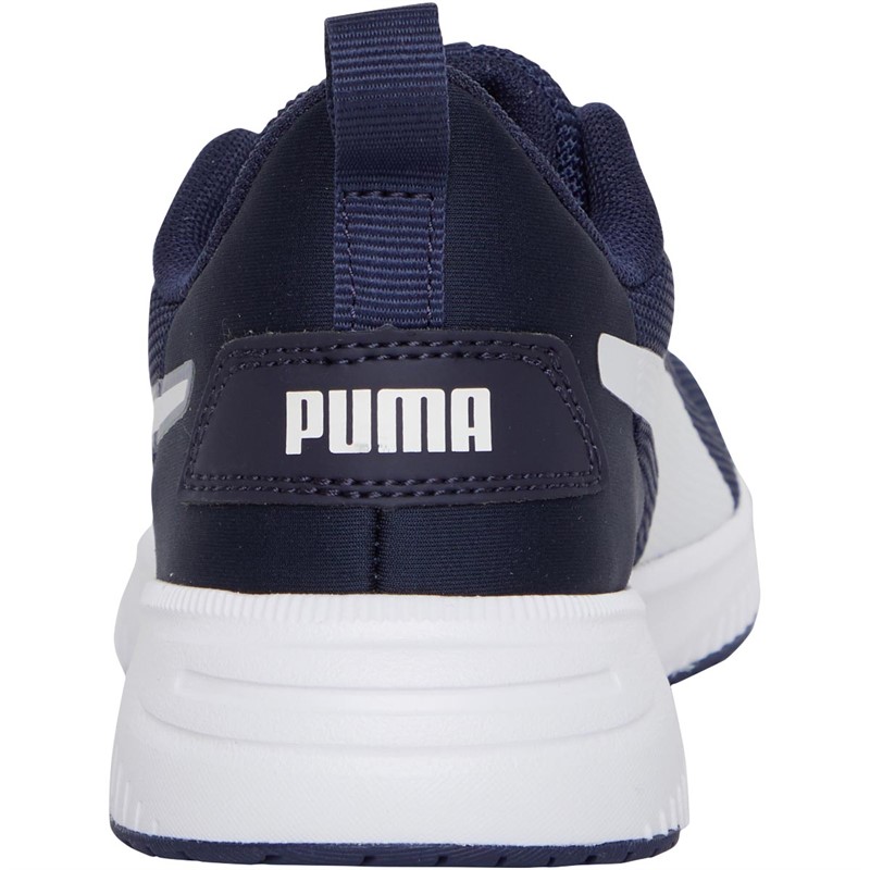 Buy Puma Junior Flyer Flex Trainers Blue/Grey