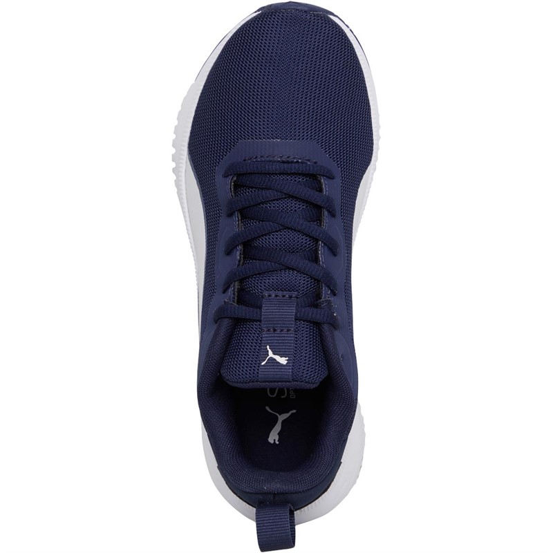 Buy Puma Junior Flyer Flex Trainers Blue/Grey