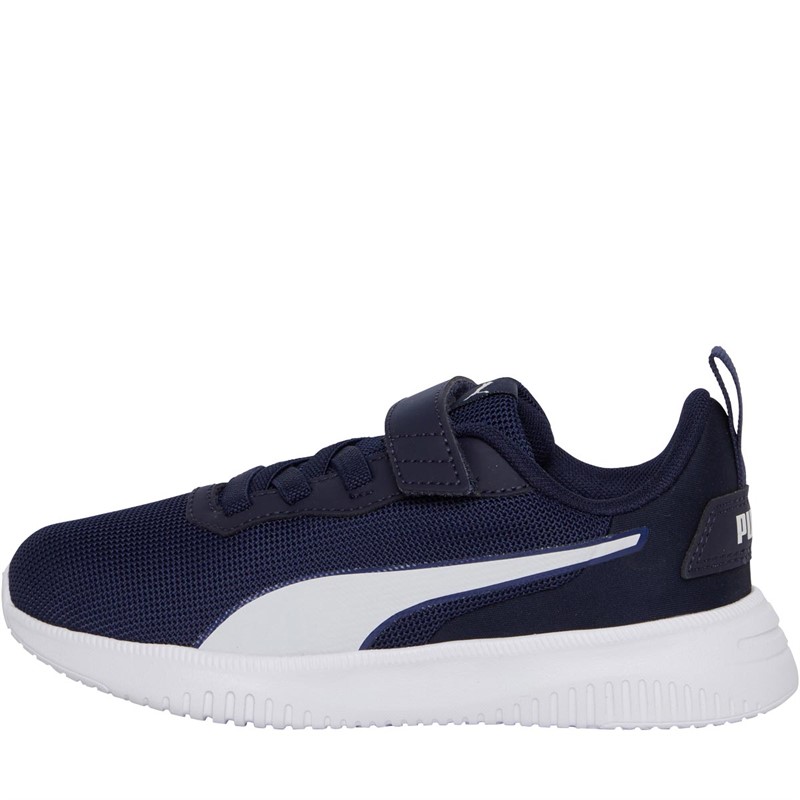 Buy Puma Junior Flyer Flex AC Trainers Blue/Grey