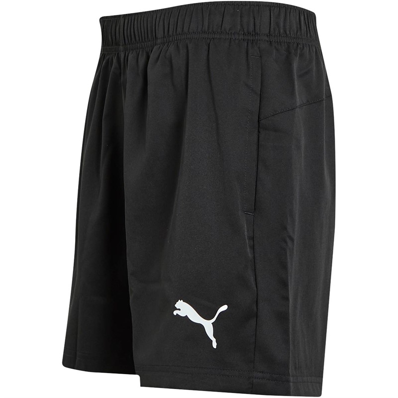 Puma Herren Active Woven 5 Inch Shorts Schwarz
