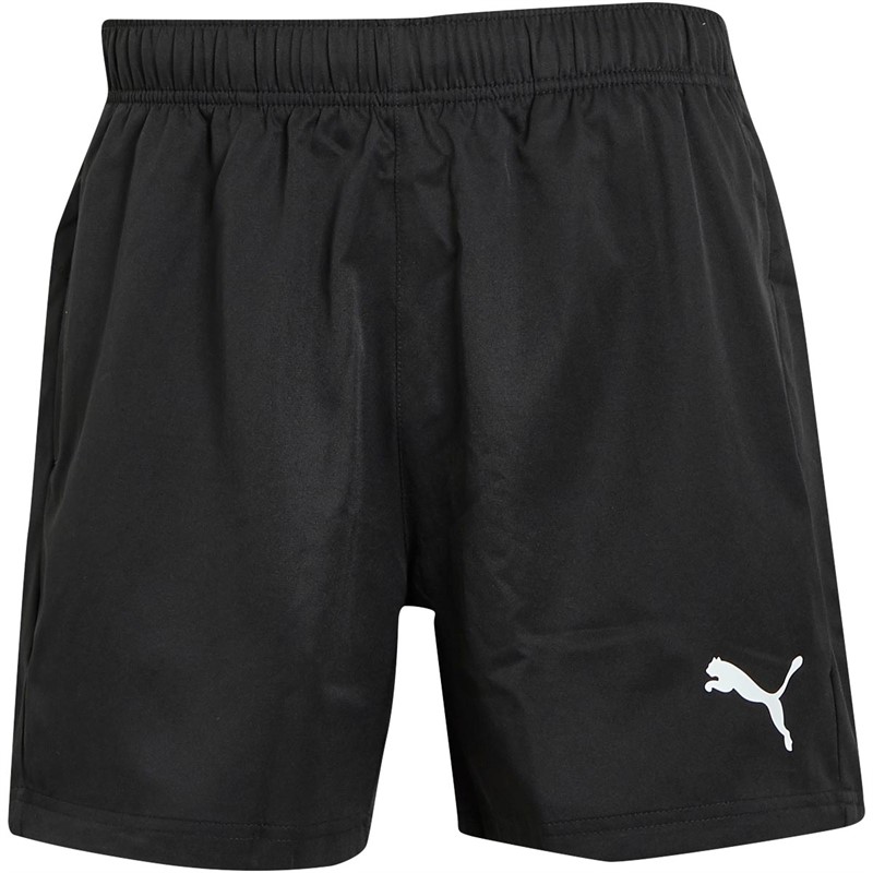 Puma Heren Active Woven 5 Inch Shorts Zwart