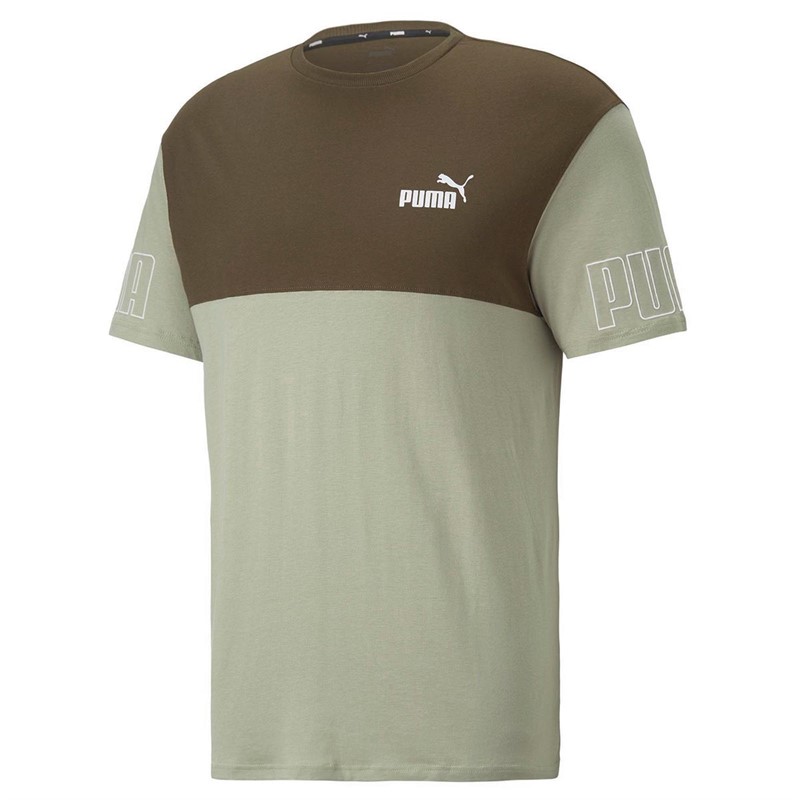 Puma T-Shirts Power Homme Gris