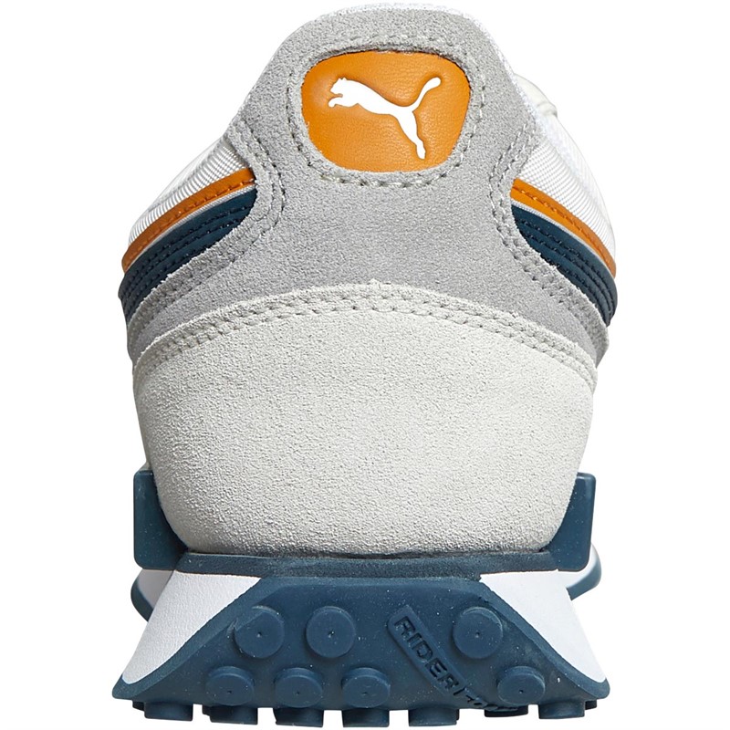 Buy Puma Mens Future Rider Double Trainers Puma White