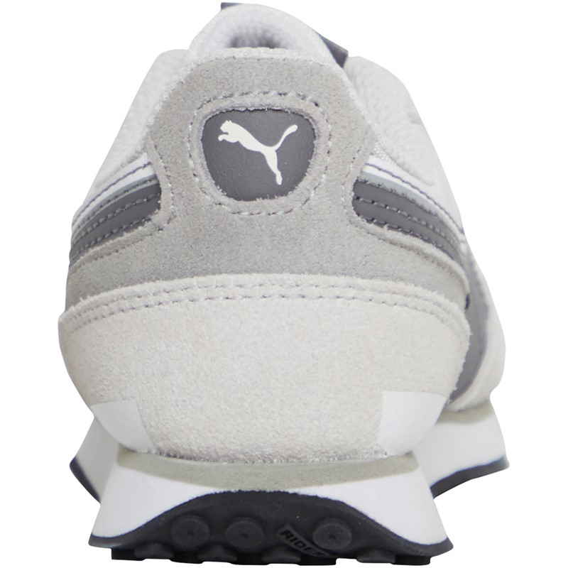 Buy Puma Infant Boys Future Rider Double Two AC Trainers Grey/White