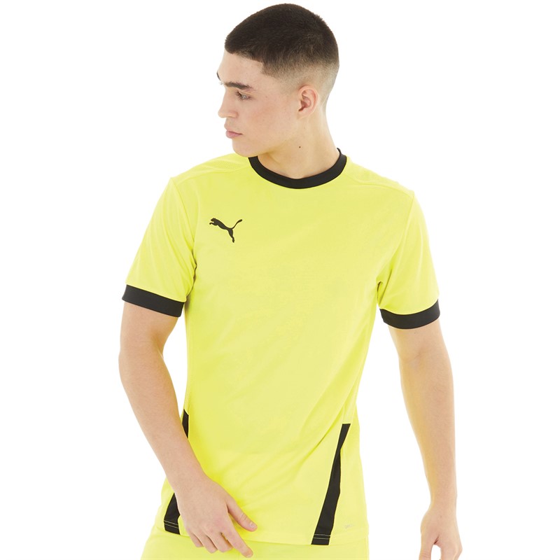 Buy Puma Mens Goal 23 Jersey Fluo Yellow/Puma Black