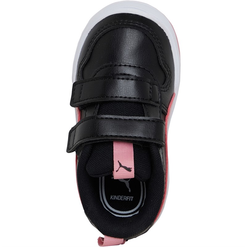 Buy Puma Infant Girls Multiflex SL V Trainers Black/Peony