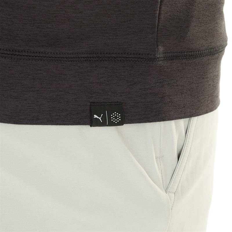 Buy Puma Mens Golf Cloudspun Heather Crew Neck Puma Black