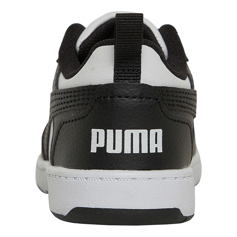 Buy Puma Infant Boys Rebound Low Trainers Black/White