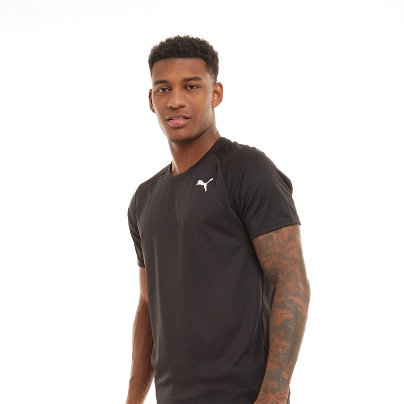Buy Puma Mens Fit DryCELL Ultrabreathe Top Puma Black