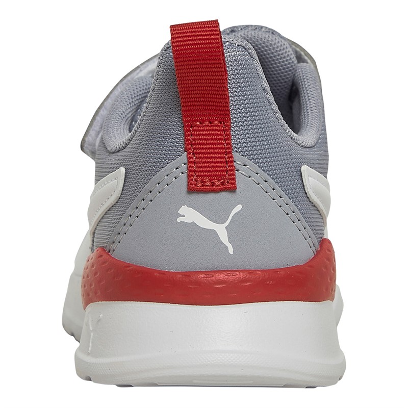 Buy Puma Boys Anzarun Lite AC+ Trainers Grey/White/Red
