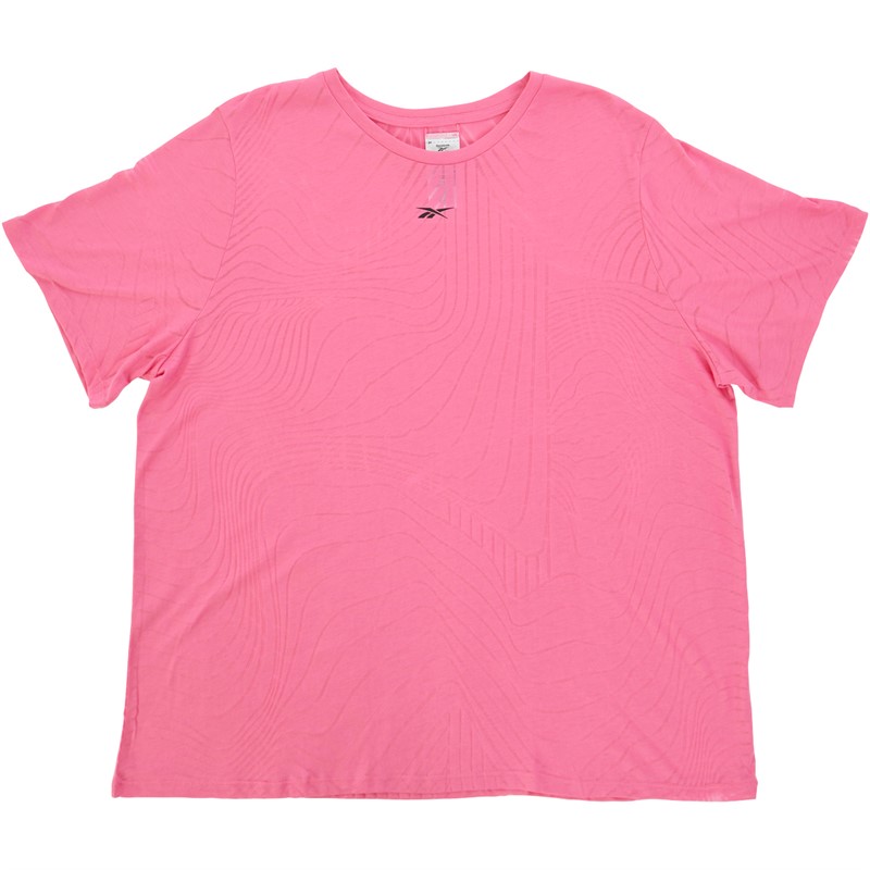 Buy Reebok Womens Burnout Top Plus Size True Pink