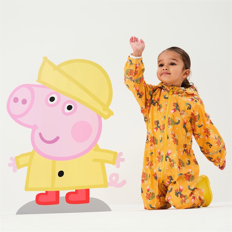 Buy Regatta Junior Peppa Pig Waterproof Pobble Suit Glowlight