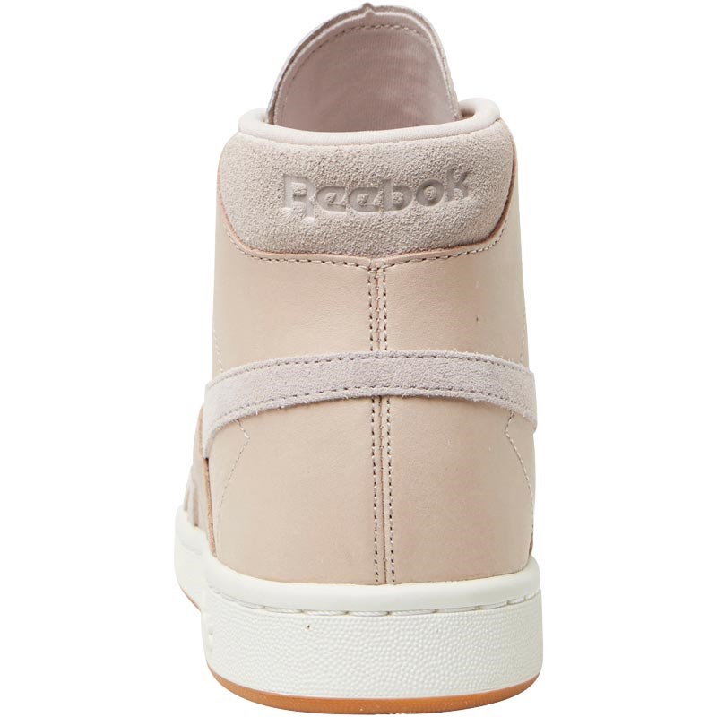 Buy Reebok Classics Womens Npc Uk Mid Golden Neutral Hi Tops Vegtanmoon Whitepinkchalklead