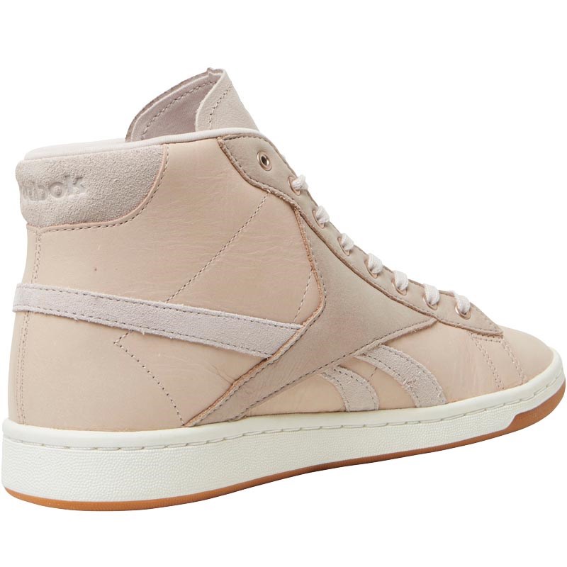 Buy Reebok Classics Womens Npc Uk Mid Golden Neutral Hi Tops Vegtanmoon Whitepinkchalklead