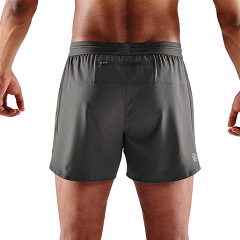 Buy SKINS Mens Series-3 Run Shorts Charcoal
