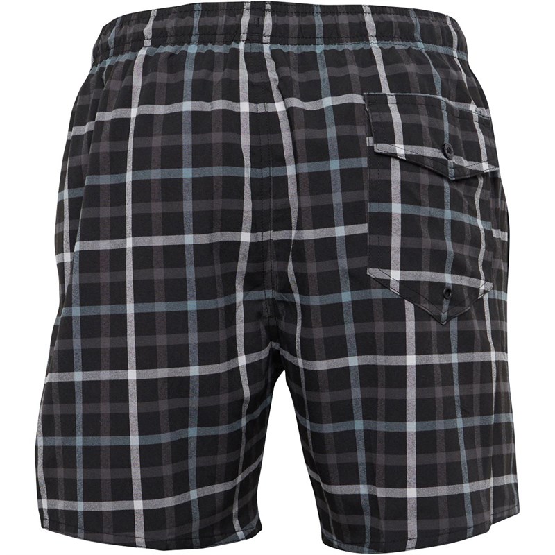 Buy Speedo Mens Checked Leisure 16 Inch WaterShorts Black/Grey