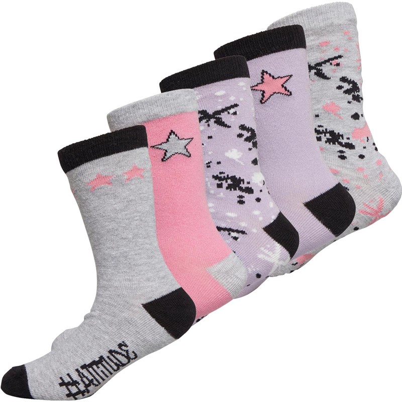 Buy Threadgirls Girls Attitude Five Pack Socks Multi