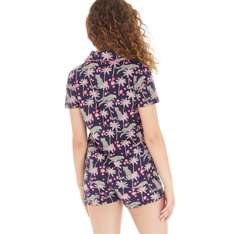 Buy Threadgirls Girls Longford Pyjama And Eye Mask Set Navy