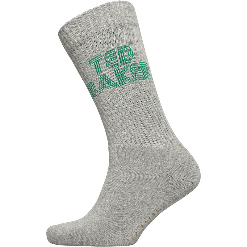 Buy Ted Baker Mens Bransk Socks Grey