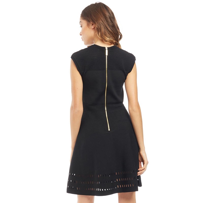 Ted Baker Damen Aurbray Kleid Schwarz