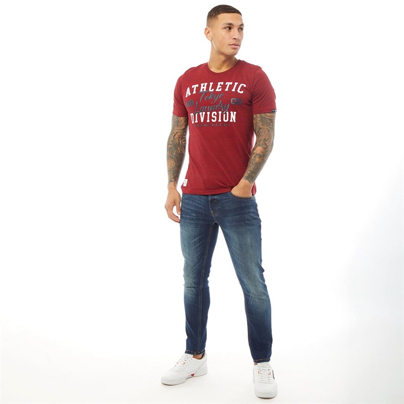 Buy Tokyo Laundry Mens Runner T-Shirt Red Grindle