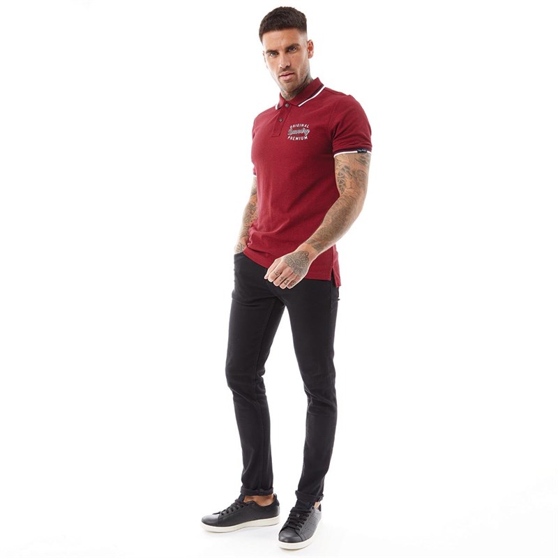 Buy Tokyo Laundry Mens Masses Polo Red Grindle