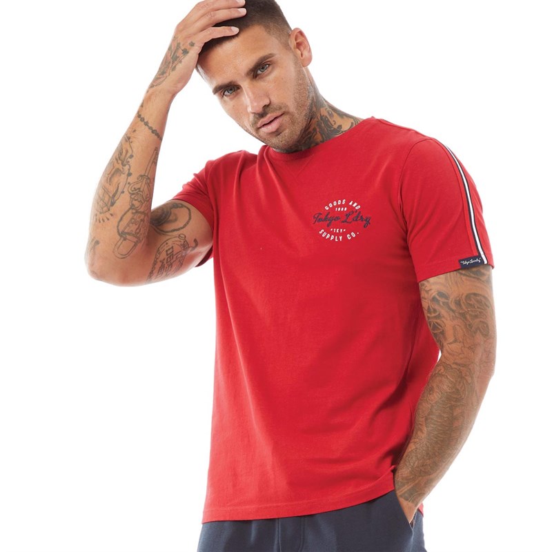 Buy Tokyo Laundry Mens Taper T-Shirt Red