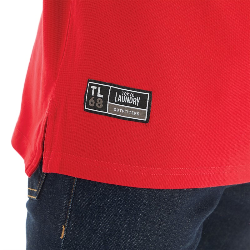 Buy Tokyo Laundry Mens Mortimer Polo Red